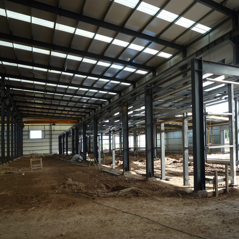 Industrial Steel Structure Warehouse Building Single Slope - Buy ...